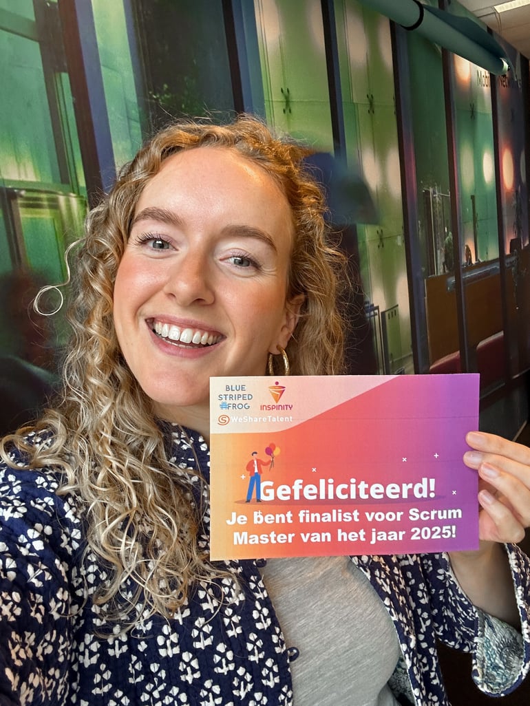 Nina Verlaek - finalist 'Scrum Master van het Jaar 2025'